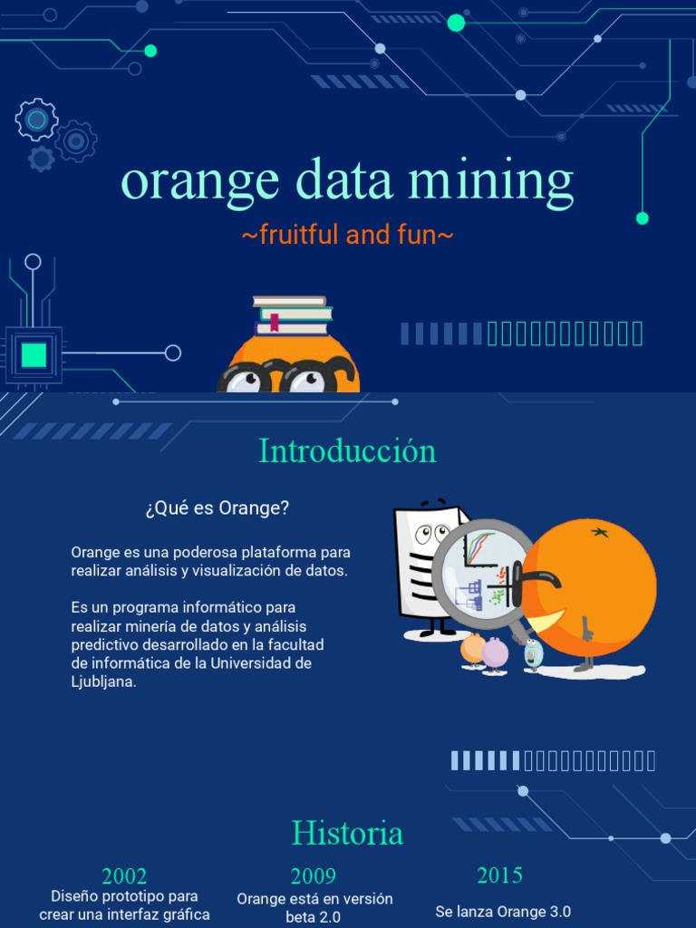 Análisis y Minería de Datos con Orange | PDF | Gestión de tecnología de ...