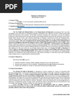 Sample Innovation Project | PDF | Phonics | Reading Comprehension