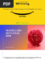 Record Bases and Occlusal Rims | PDF | Dentures | Materials