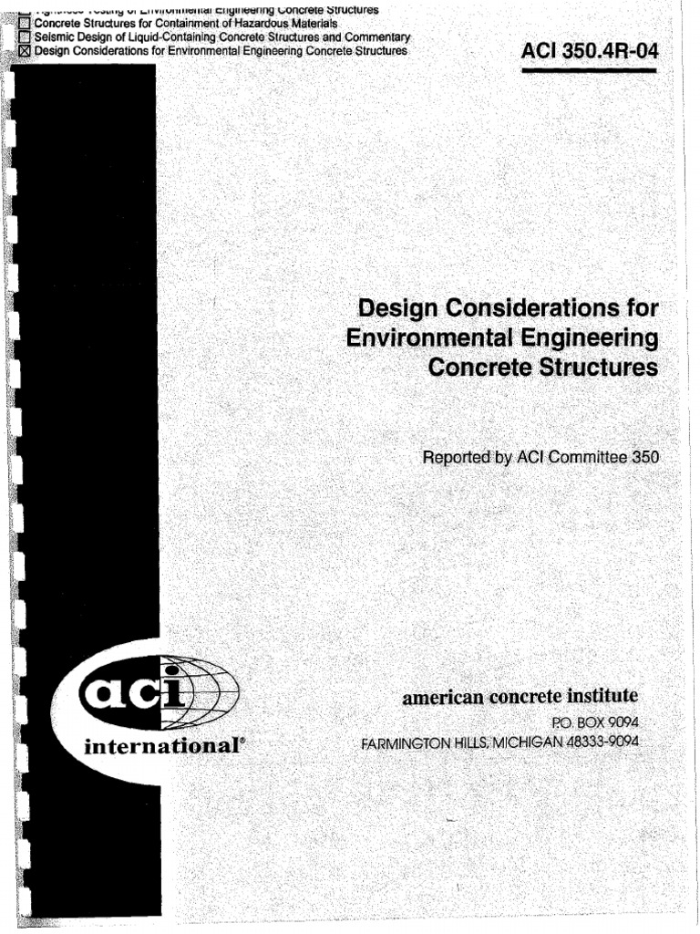 Aci 350.4R-04 PDF | PDF | Sodium Carbonate | Aluminium