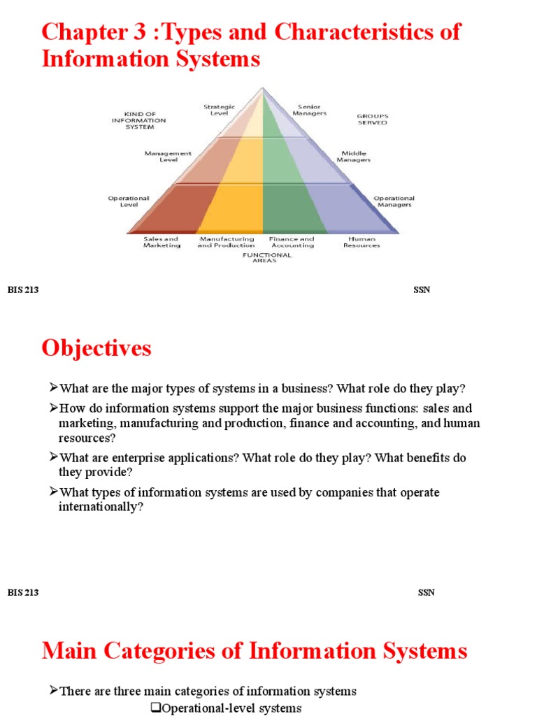 BIS Chapter 3 - Types of Information Systems | PDF | Decision Support ...