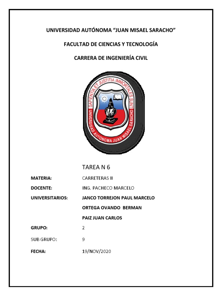 Tarea N 6 | PDF