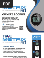 True Metrix Pro Manual | PDF | Diabetes | Causes Of Death