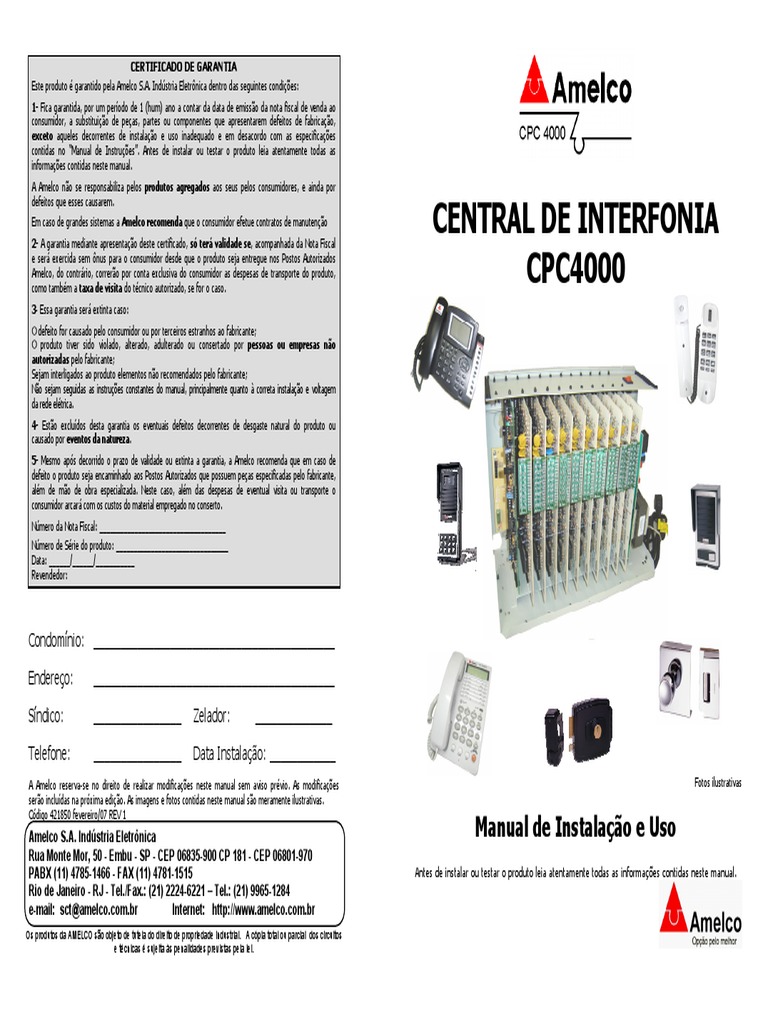 Am-Cpc 4000 | PDF | Fonte de energia | Eletrônicos