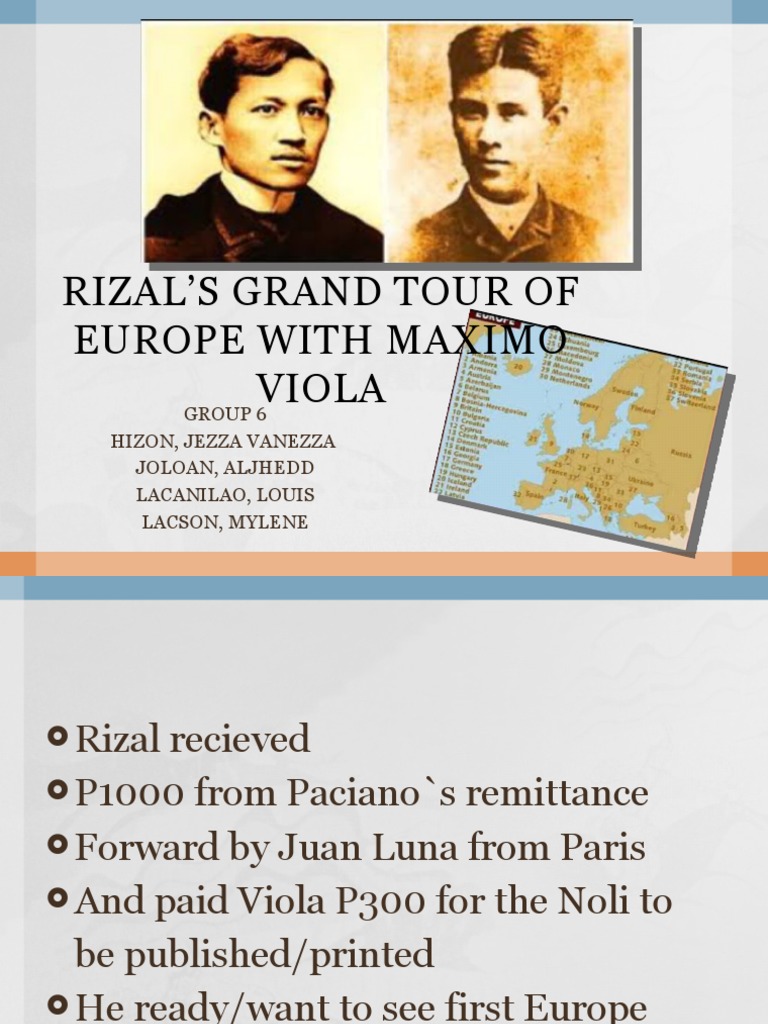 Rizal'S Grand Tour of Europe With Maximo Viola | PDF | Rome