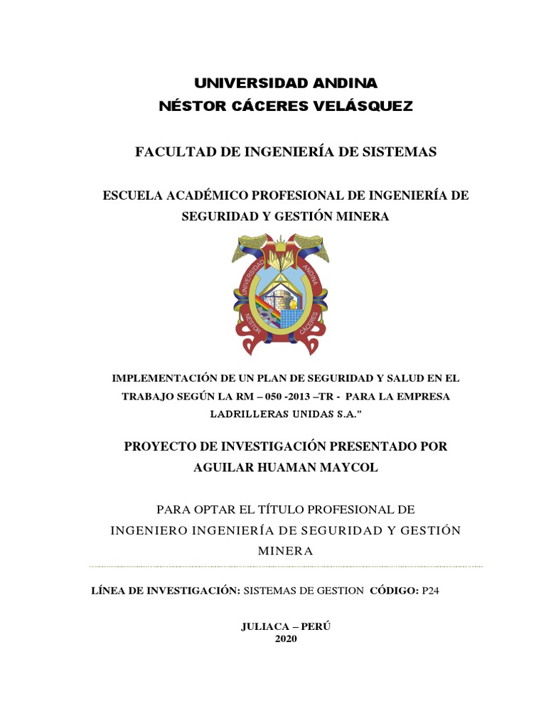 Aguilar Huaman Maycol Examen Ii | PDF | Seguridad y salud ocupacional ...