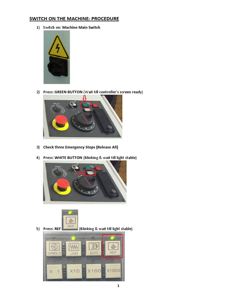 Turret Punch - Procedure To Run Machine | PDF