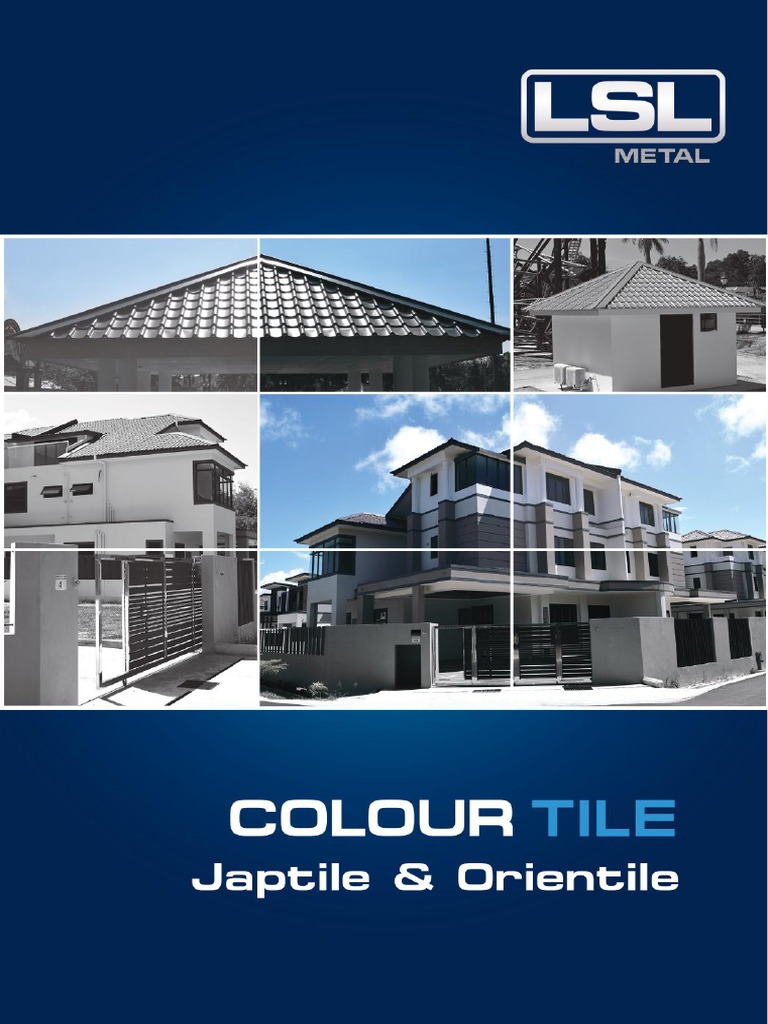 LSL Colour Tile Roofing - Japtile & Orientile PDF | PDF