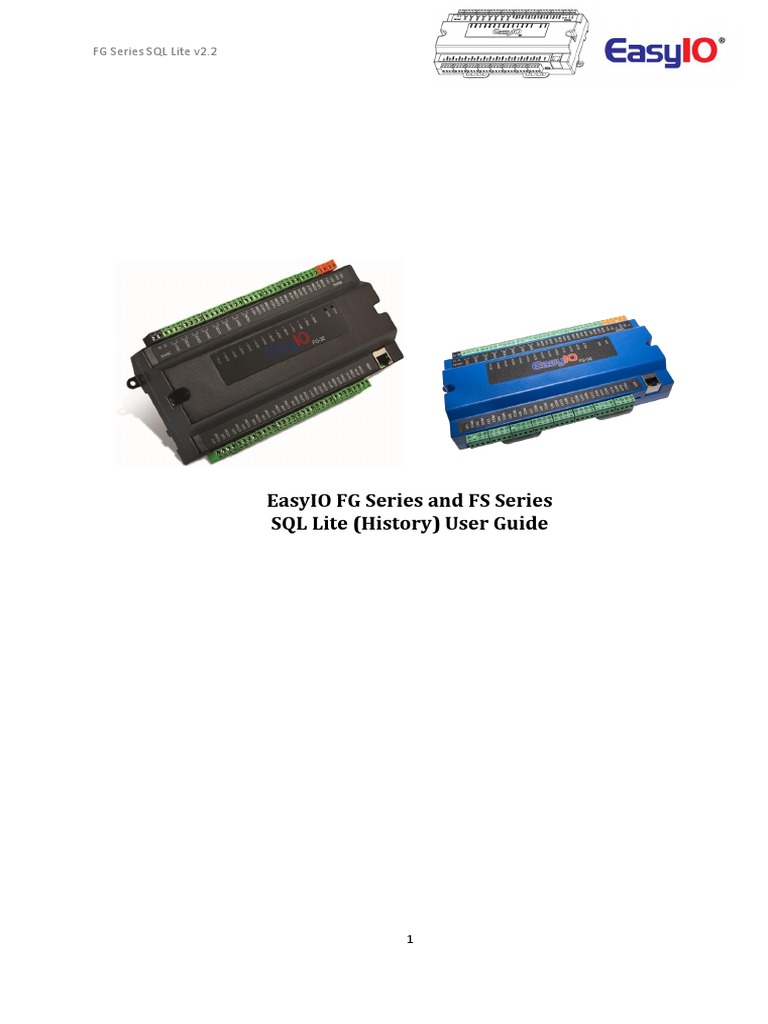 14 EasyIO FG - FS Series SQL Lite v2.2 | PDF | Boolean Data Type ...