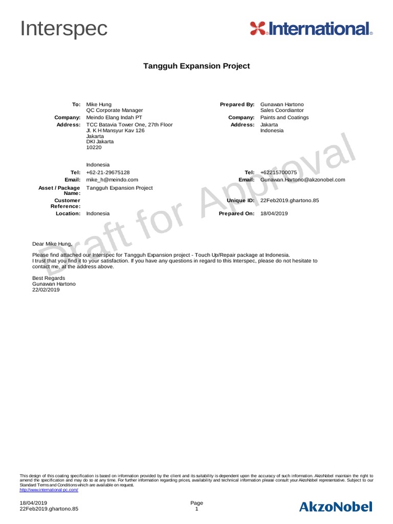 Interspec: Tangguh Expansion Project | PDF