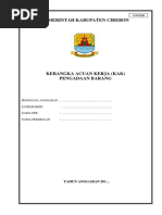 Contoh Format KAK | PDF