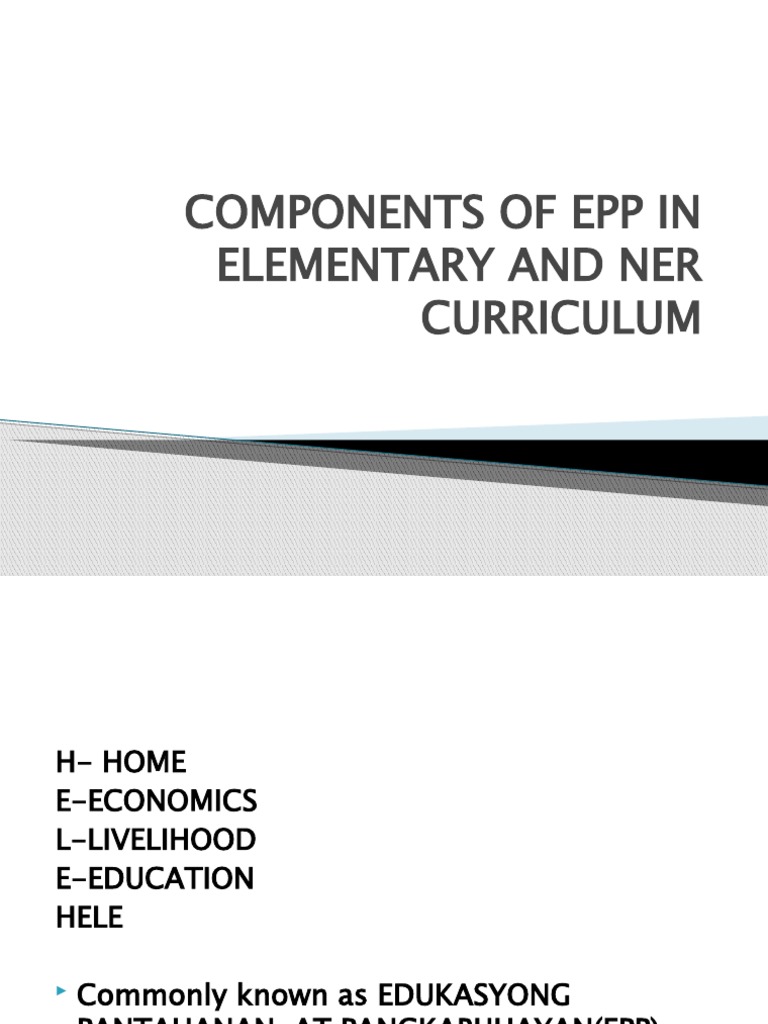 A.1s COMPONENTS-OF-EPP | PDF