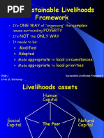 Sustainable Livelihood Framework | PDF | Climate Resilience | Environment