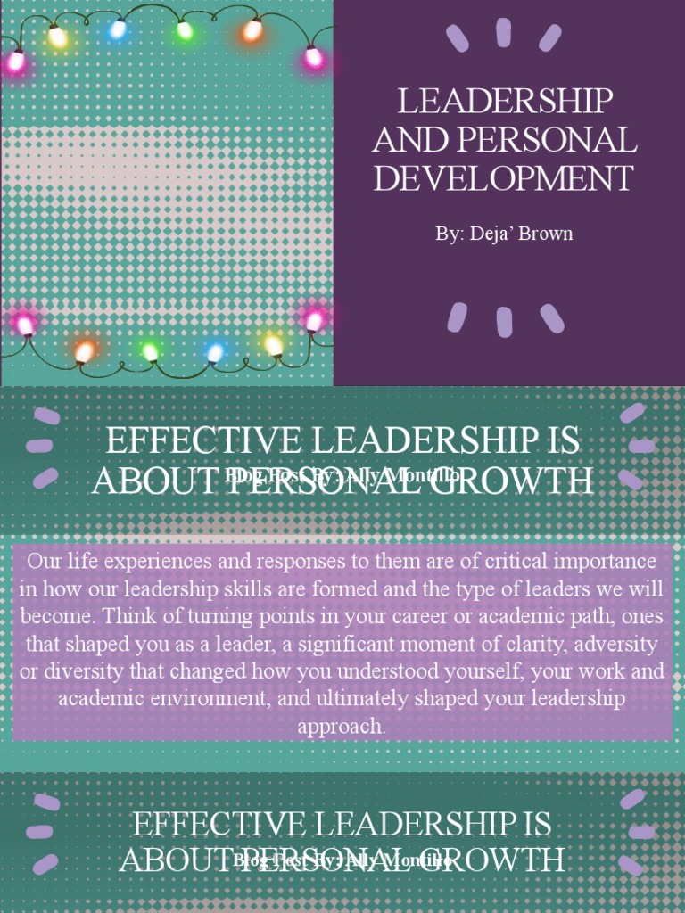 Leadership Development Presentation | PDF | Habits | Leadership
