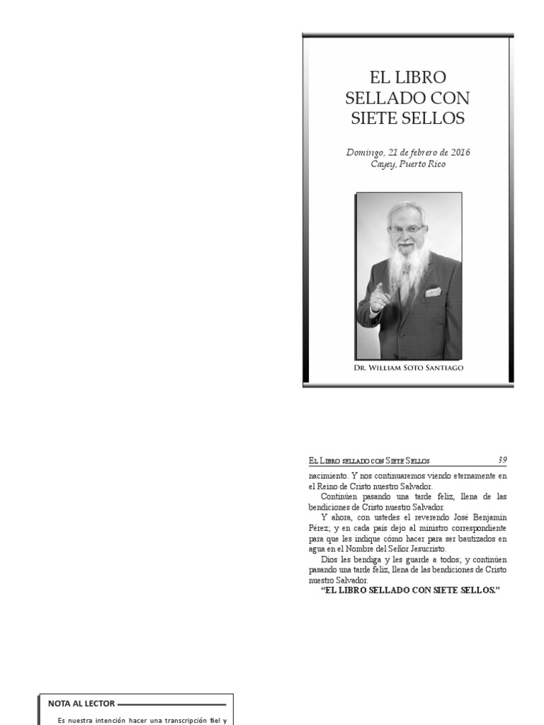El Libro Sellado con Siete Sellos | PDF | Cristo (título) | Adán y Eva