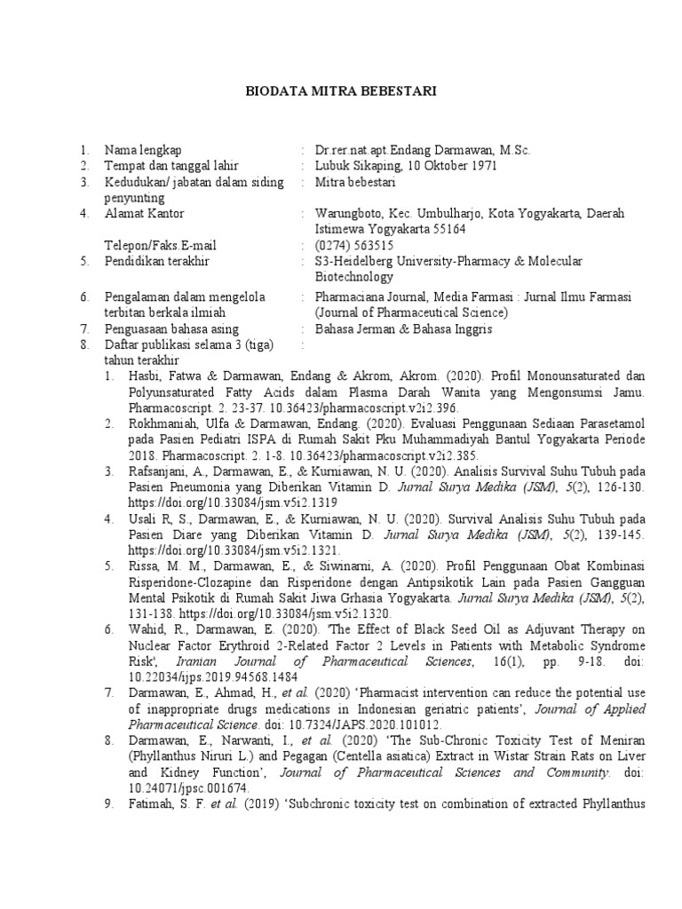CV Mitra Bestari - Endang Darmawan | PDF