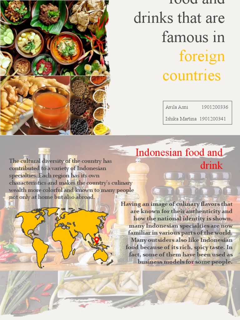 Food and Beverages | Download Free PDF | Indonesian Cuisine | Southeast ...