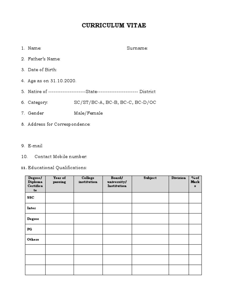 Sample Profile | PDF