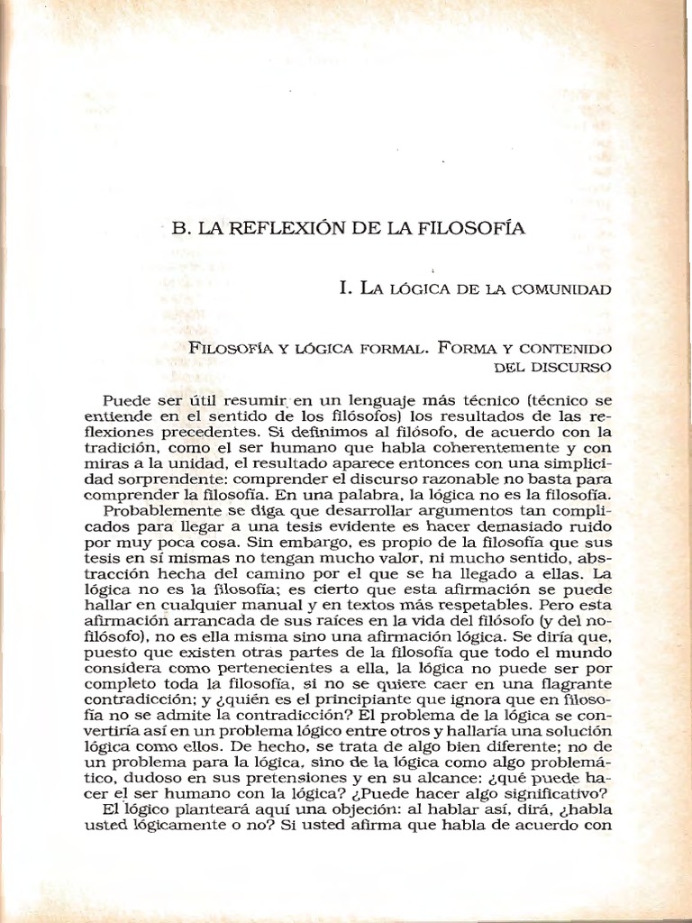 Eric Weil. La Reflexión de La Filosofía. | PDF | Certeza | Verdad