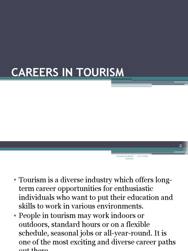Careers in Tourism | PDF | Foodservice | Restaurants