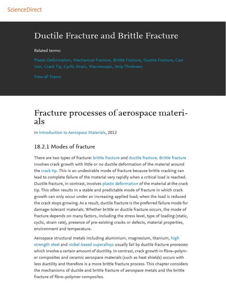 Modes of Fracture | PDF | Fracture | Fracture Mechanics