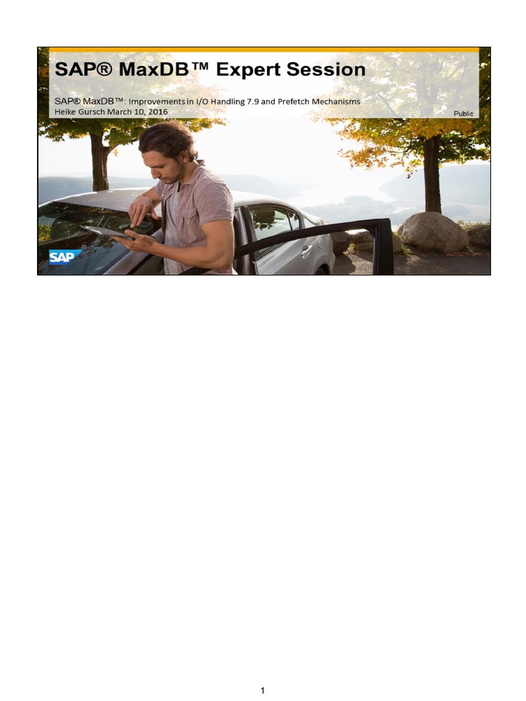 Improve I/O Scalability and Performance in MaxDB Version 7.7 | PDF | Cache (Computing ...