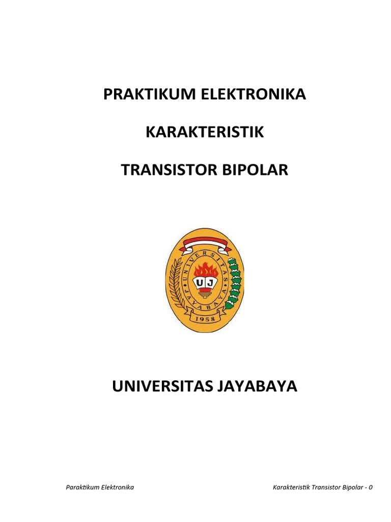 04 Karakteristik Transistor Bipolar | PDF