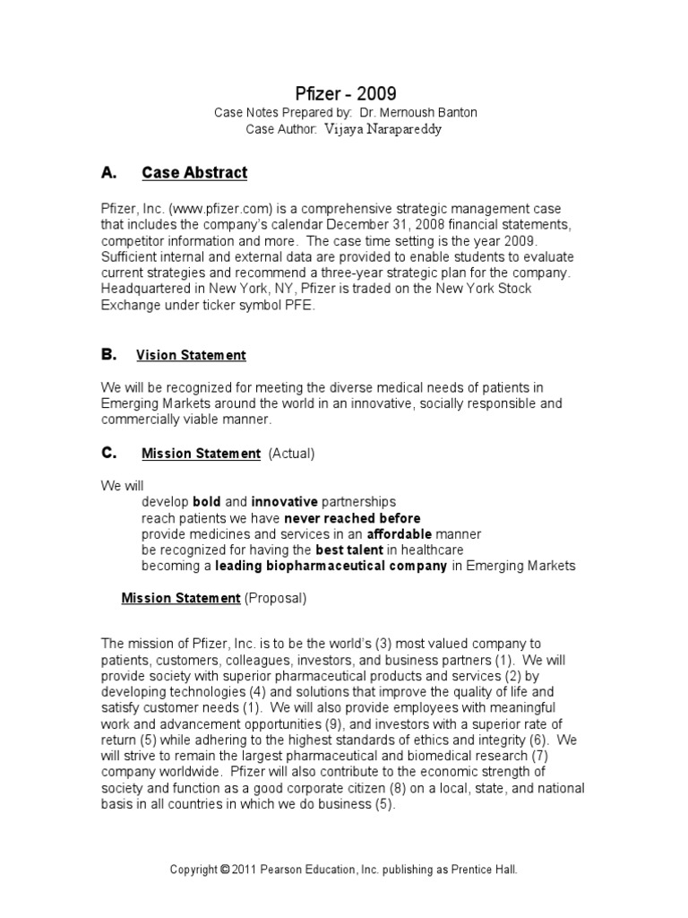 Case Study Pfizer 4 | PDF | Generic Drug | Pfizer