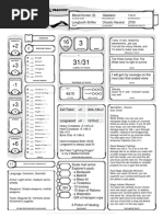 BG3 party building templates | PDF | D20 System | Gary Gygax Games
