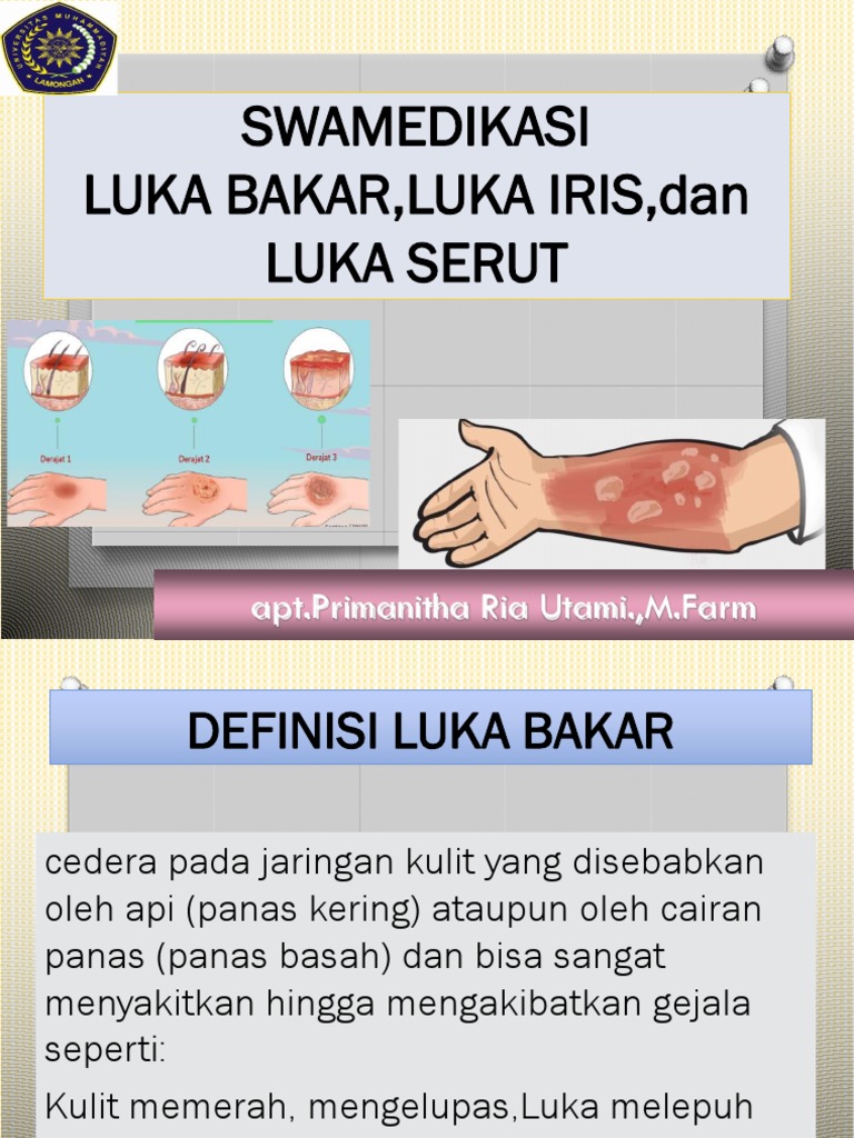 !SWAMED LUKA BAKAR, IRIS, SERUT - D3 FARMASii PDF | PDF