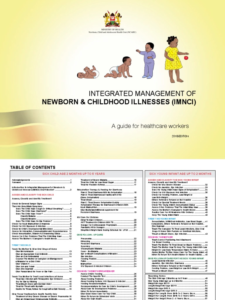 Imnci Booklet PDF | PDF | Child Mortality | Pneumonia