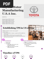 Toyota Production System PDF | PDF | Lean Manufacturing | Operations ...