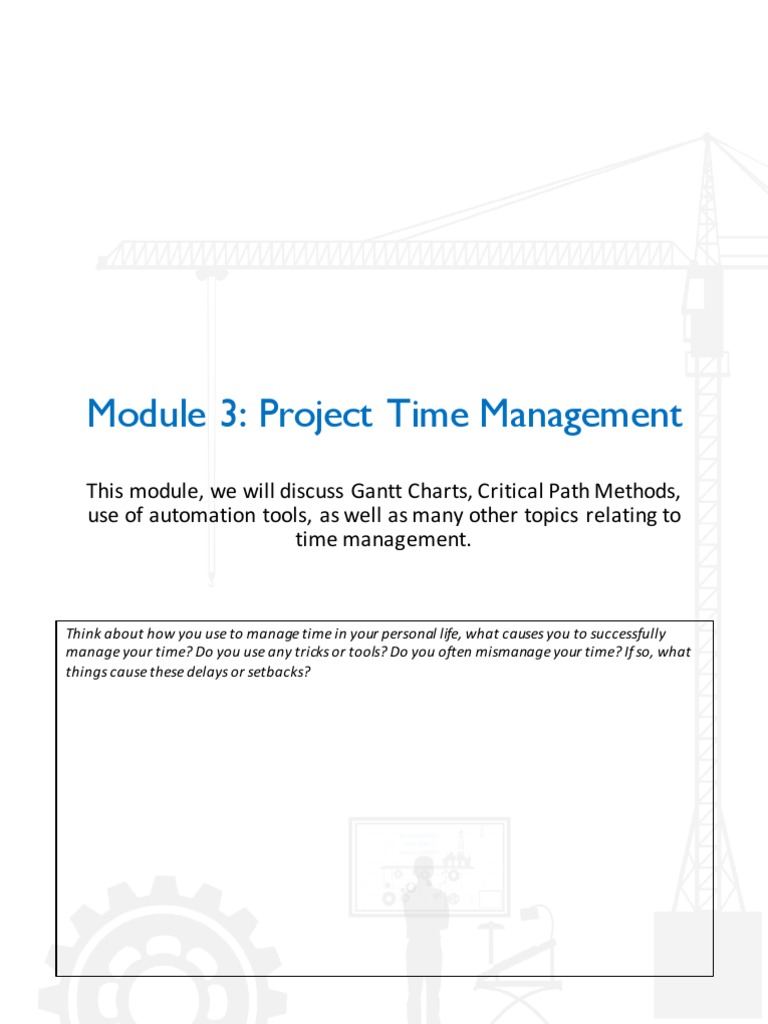Module 3: Project Time Management | PDF | Applied Mathematics | Systems ...