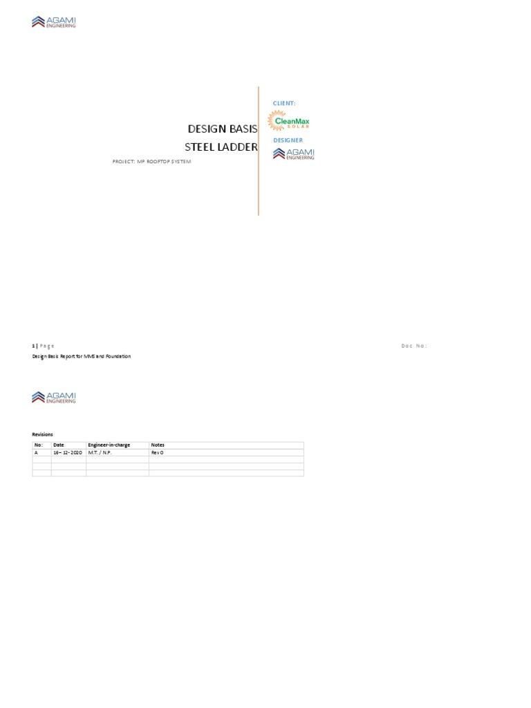 DBR-Steel Ladder | PDF | Truss | Building Engineering