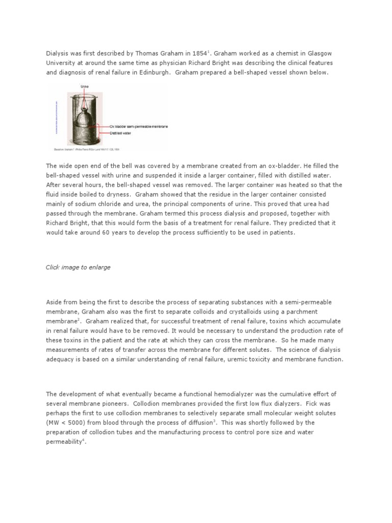Click Image To Enlarge | PDF | Hemodialysis | Dialysis
