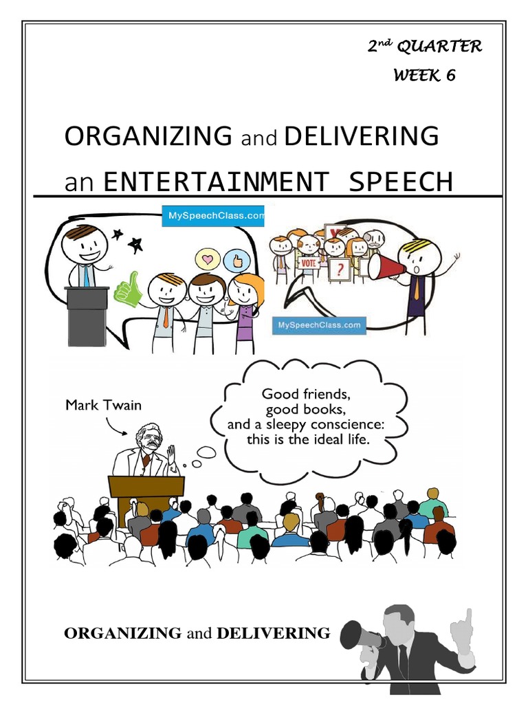 Organizing Delivering An Entertainment Speech | PDF | Entertainment ...