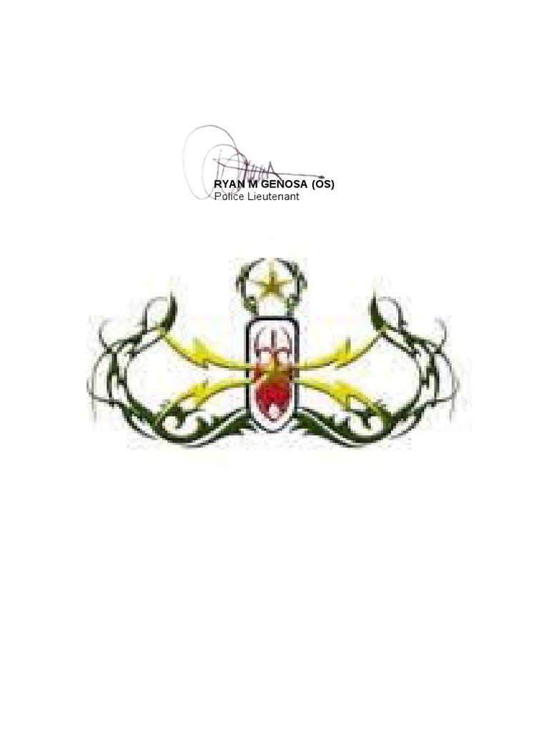 Sir Genosa Signature | PDF