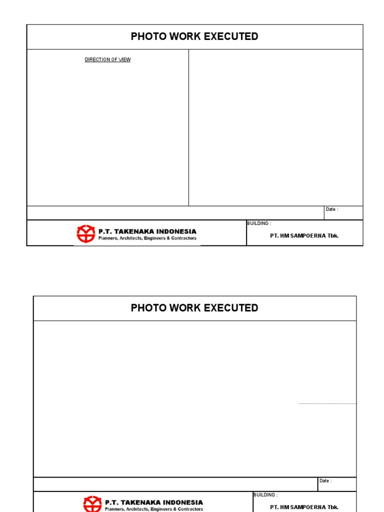 Contoh Weekly Report | PDF