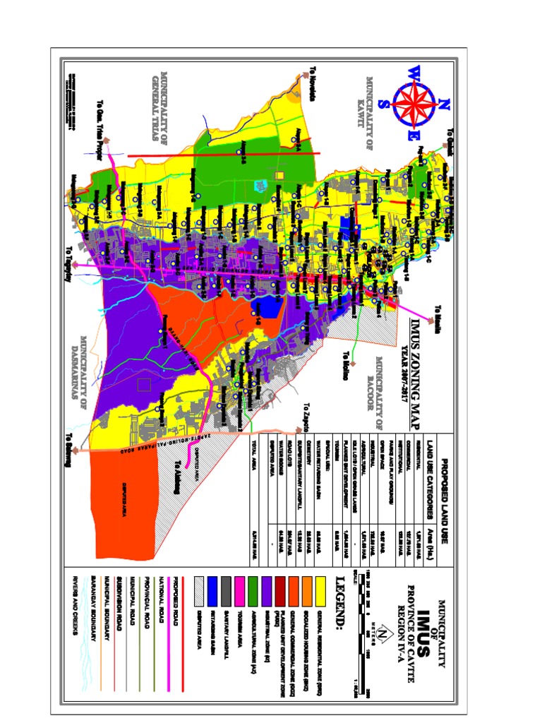 Imus Zoning Map (2007-2017) PDF | PDF