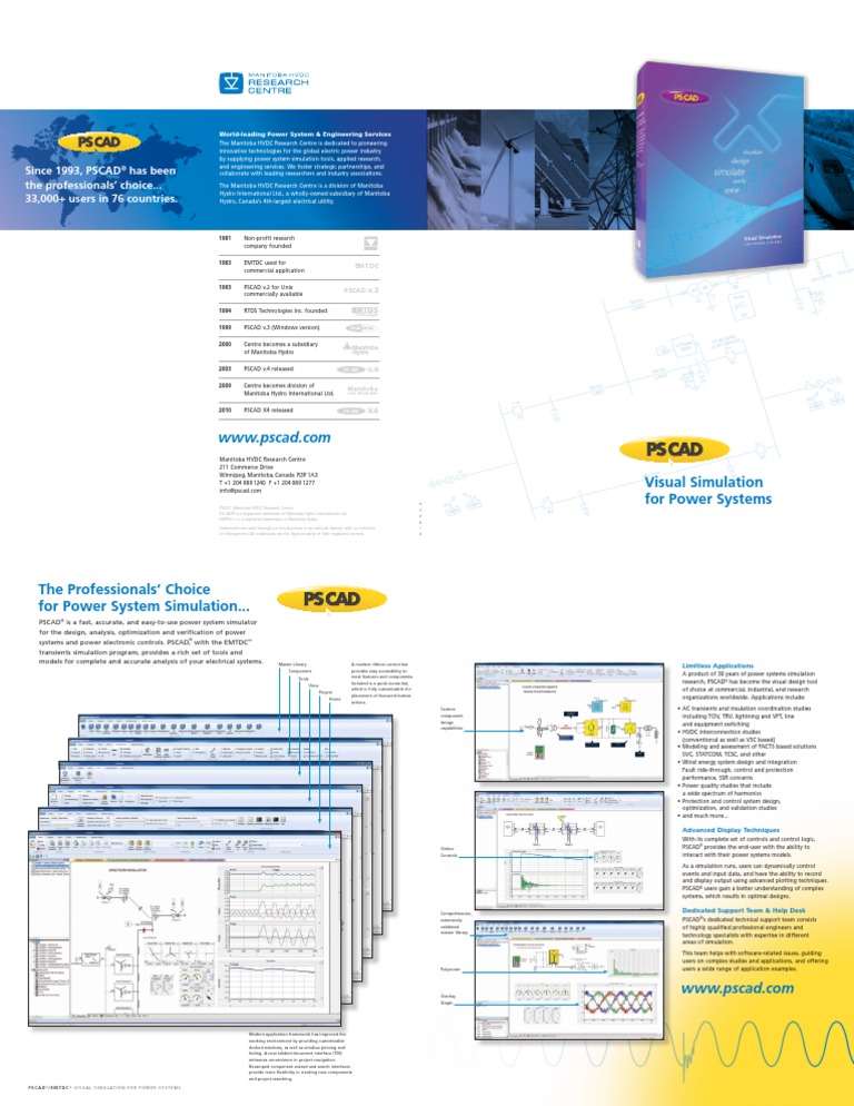 History of Pscad English PDF | PDF | Simulation | System