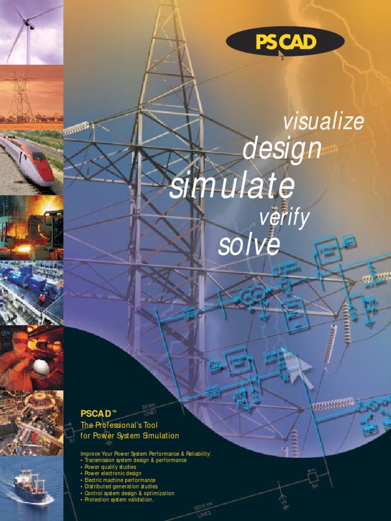 PSCAD Broc | Download Free PDF | Simulation | Electric Power Transmission