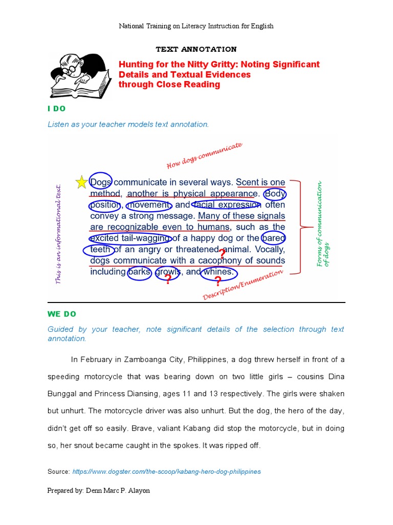 Text Annotation Strategies for Students | PDF | Foreign Language ...