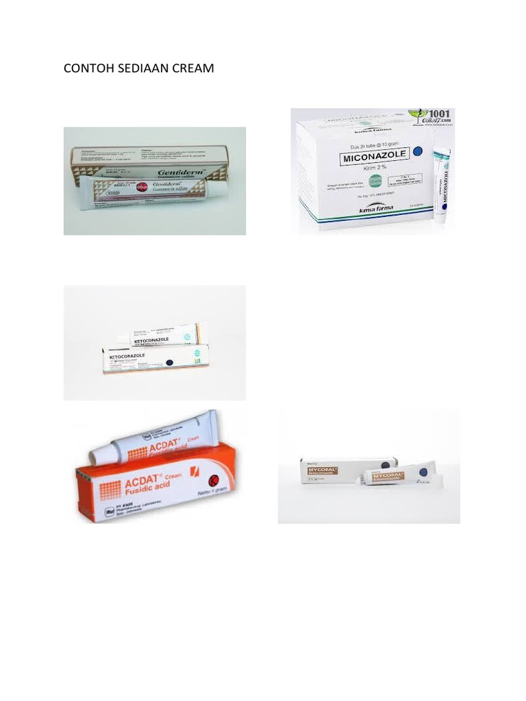 Contoh Sediaan Cream | PDF