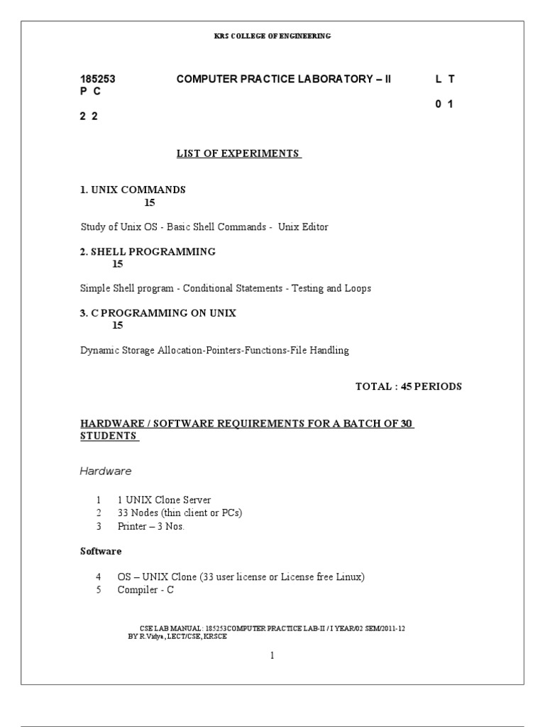 Unix | PDF | Unix | Operating System