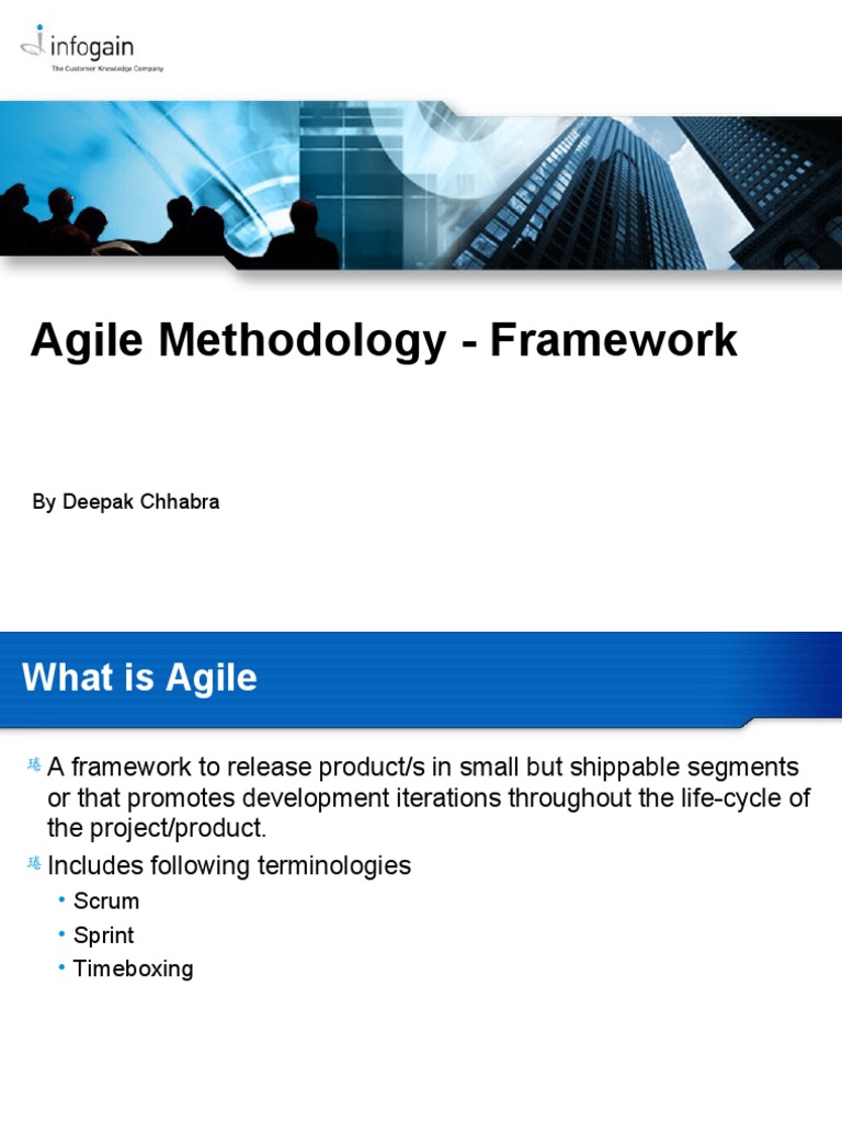 Agile Framework | PDF | Scrum (Software Development) | Agile Software Development