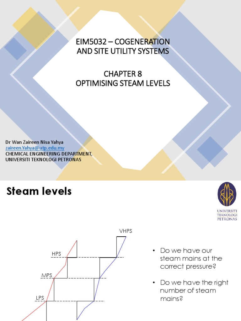 Optimizing Steam Levels for Cogeneration | PDF | Cogeneration | Steam
