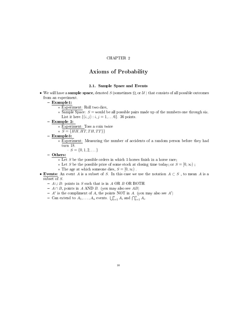 Introduction To Propabilty Theory | PDF | Probability Theory ...