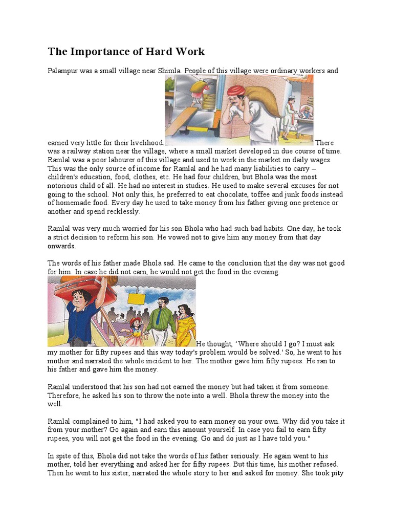 The Importance of Hard Work | PDF