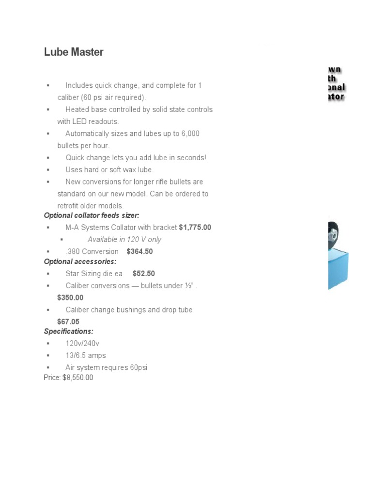Bullet Casting Machine | PDF | Bullet | Mechanical Engineering