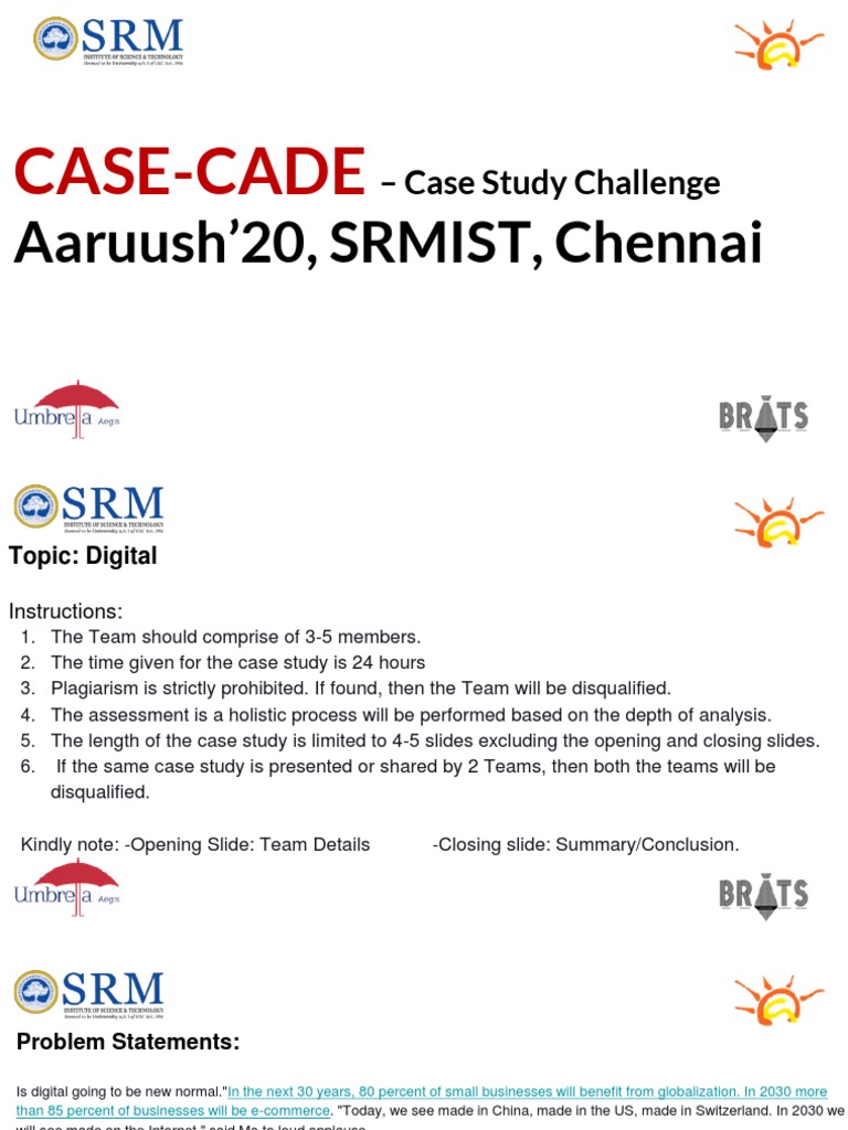 Digital-Problem Statements | PDF | E Commerce | Concept